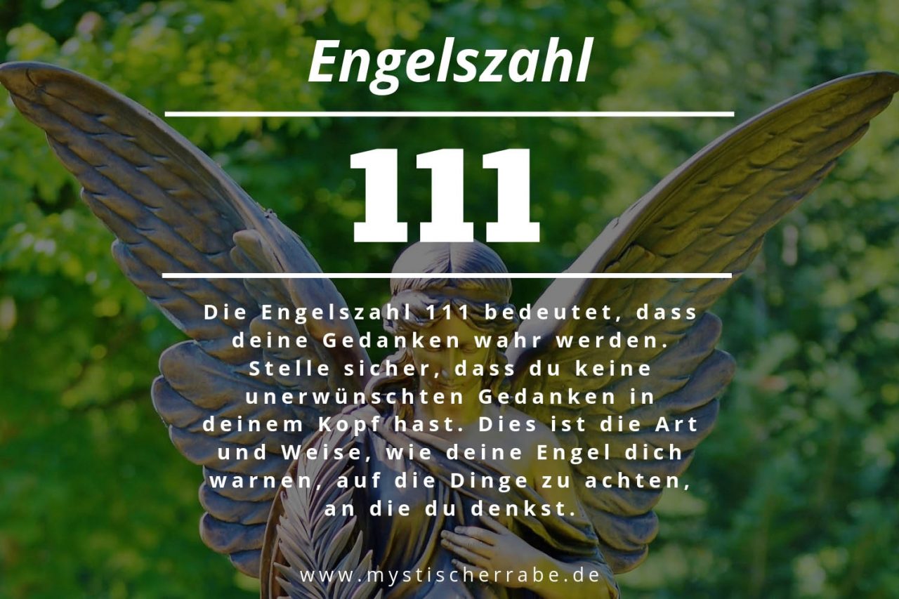 Dreistellige Engelszahlen - Mystischer Rabe
